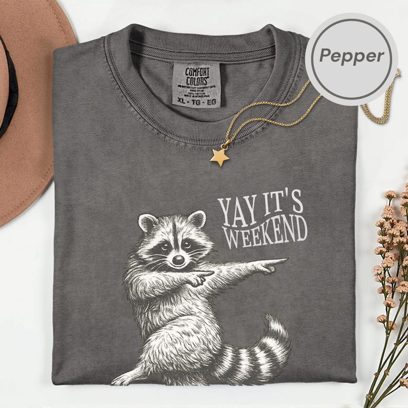 Vintage Raccoon Comfort Colors Shirt, Funny Weekend Tee - Etsy