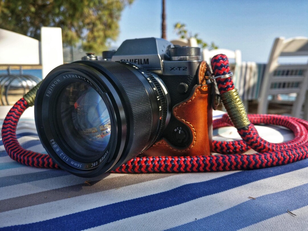 Red-blue Camera Strap - Etsy