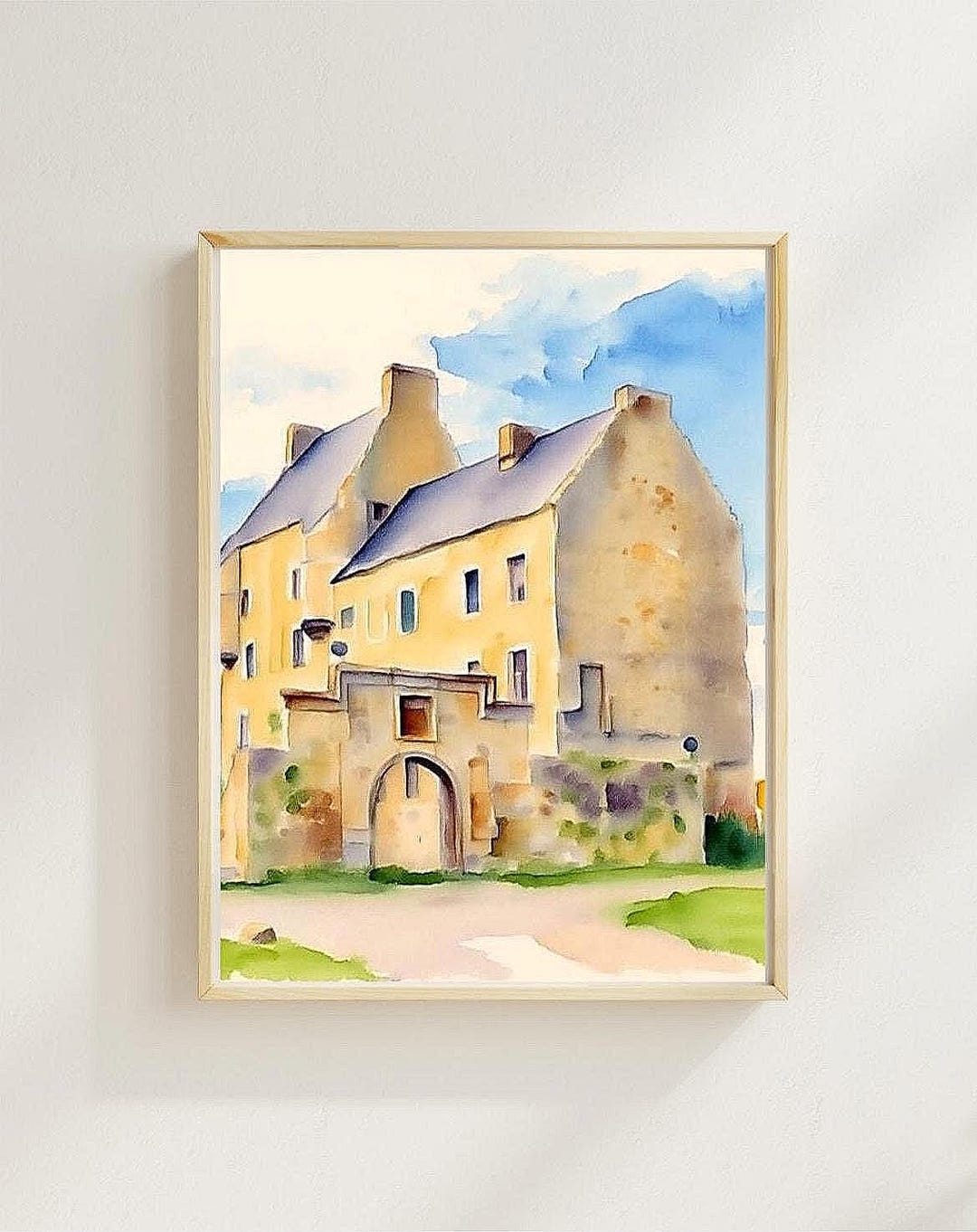 Outlander Wall Art: Lallybroch, Watercolor, Digital Download, 3 Sizes ...
