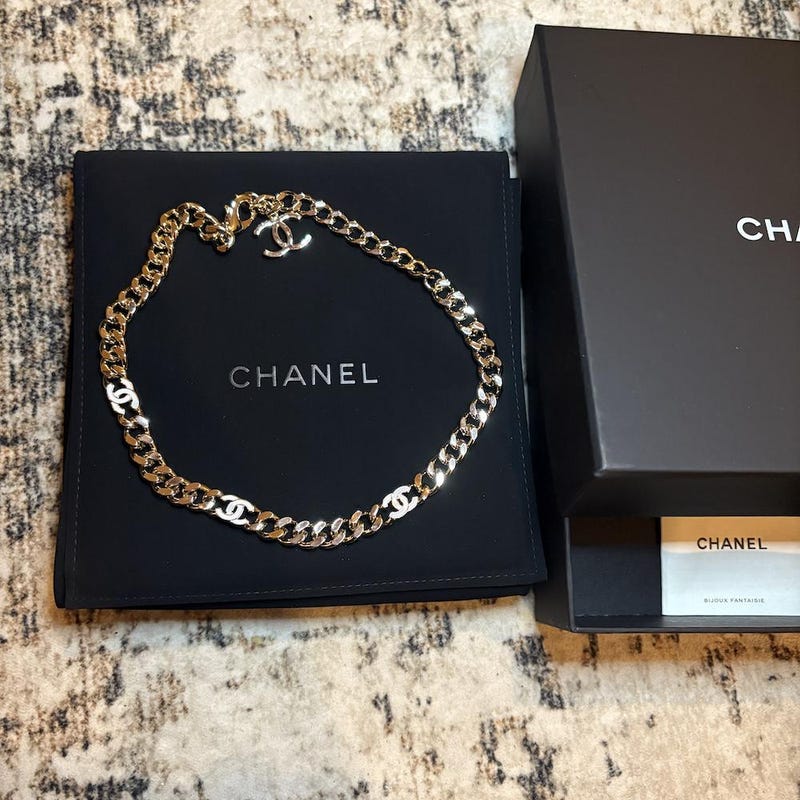 Chanel Logo Necklaces - Etsy
