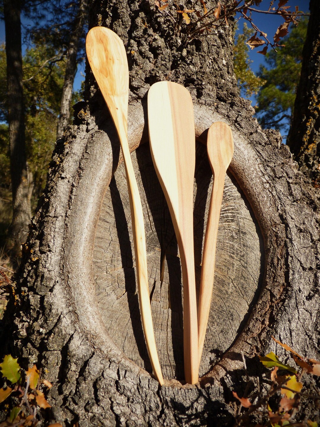 Kitchen Spatulas Made of Juniper Wood - Etsy