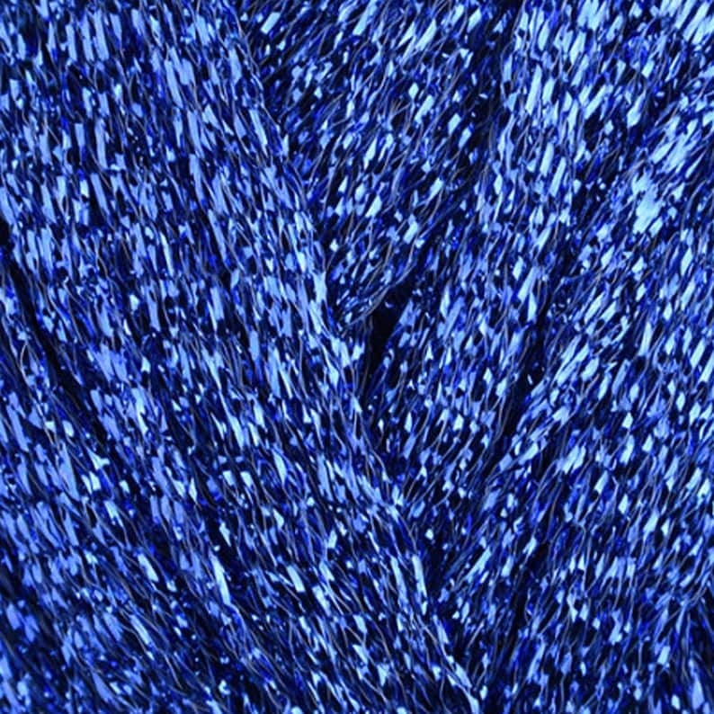 Royal Blue Metallic Yarn Glitter Sparkling Lurex Thread - Etsy Sweden