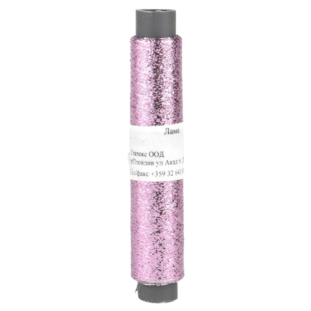 Pink Lilac Lame Brocade Metallic Thread, Fine Glitter Sparkling Lurex ...