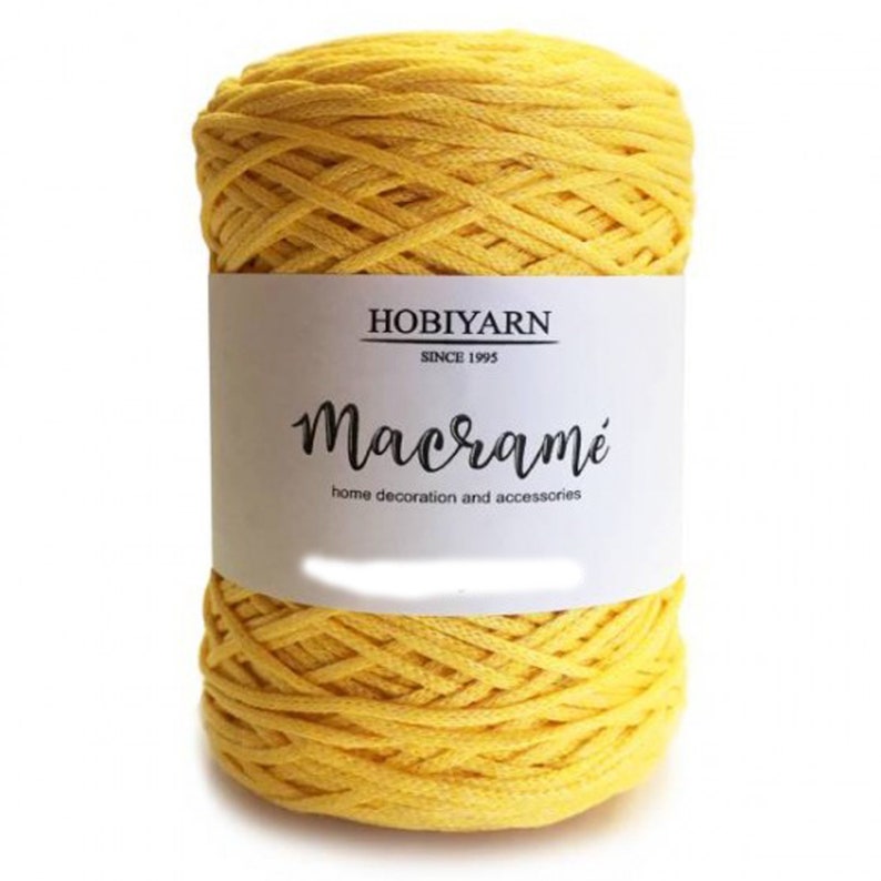 2 Mm Macrame Cotton Cord Rope Yarn for Crocheting Bags Home - Etsy