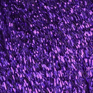 Dark Purple Metallic Ribbon Yarn Glitter Sparkling Lurex Thread ...