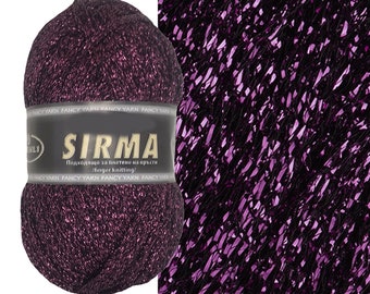 Cyclamen Metallic Ribbon Yarn Glitter Sparkling Lurex Thread | Etsy