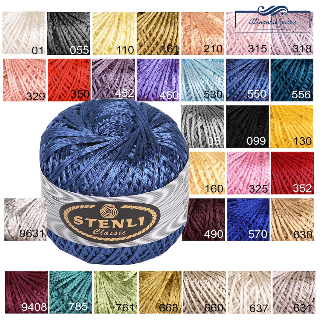 Rayon Silk Satin Yarn for Crochet & Knitting, Summer Tops Bags ...