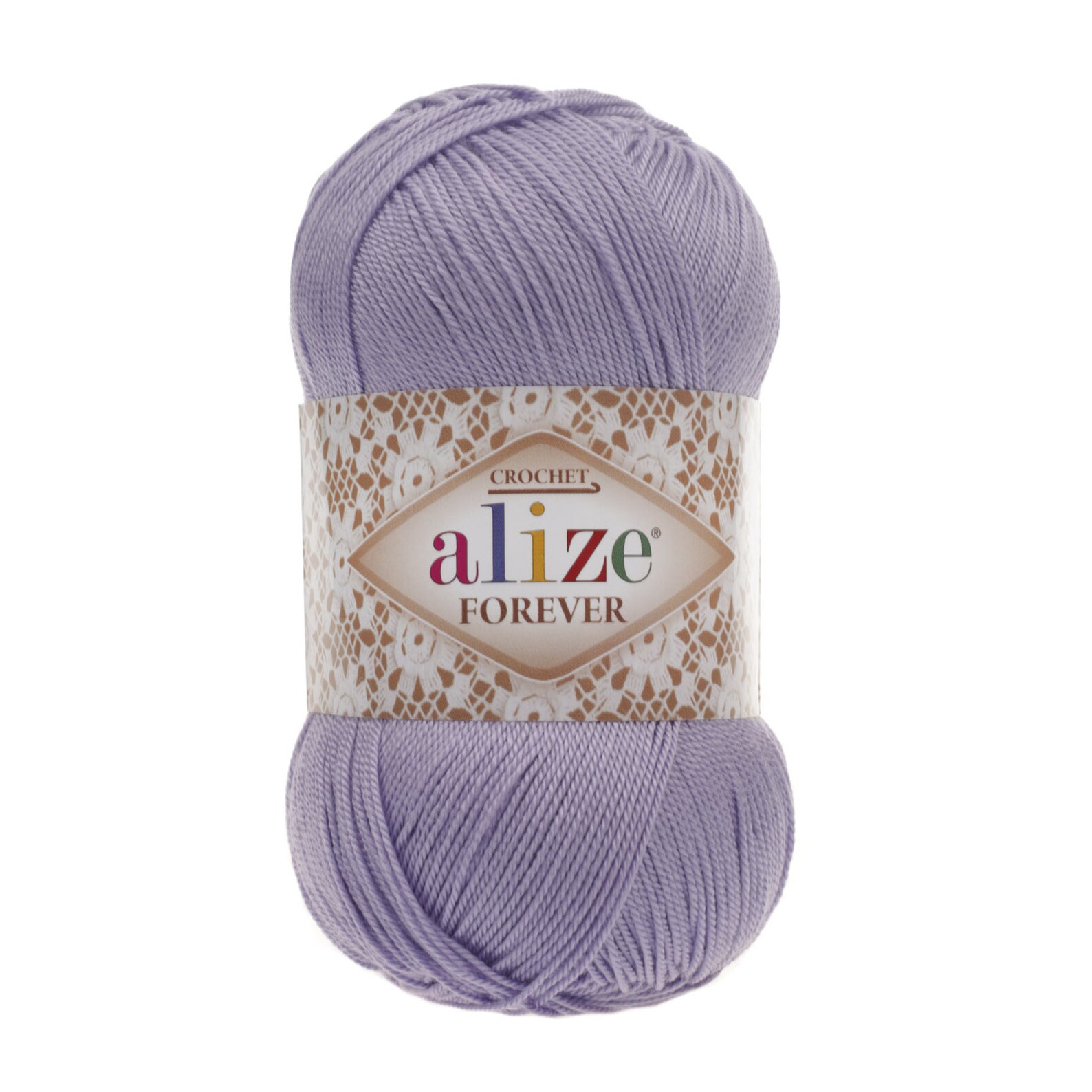 ALIZE FOREVER Crochetng Acrylic Yarn, Lace Weight Super Fine Microfiber ...
