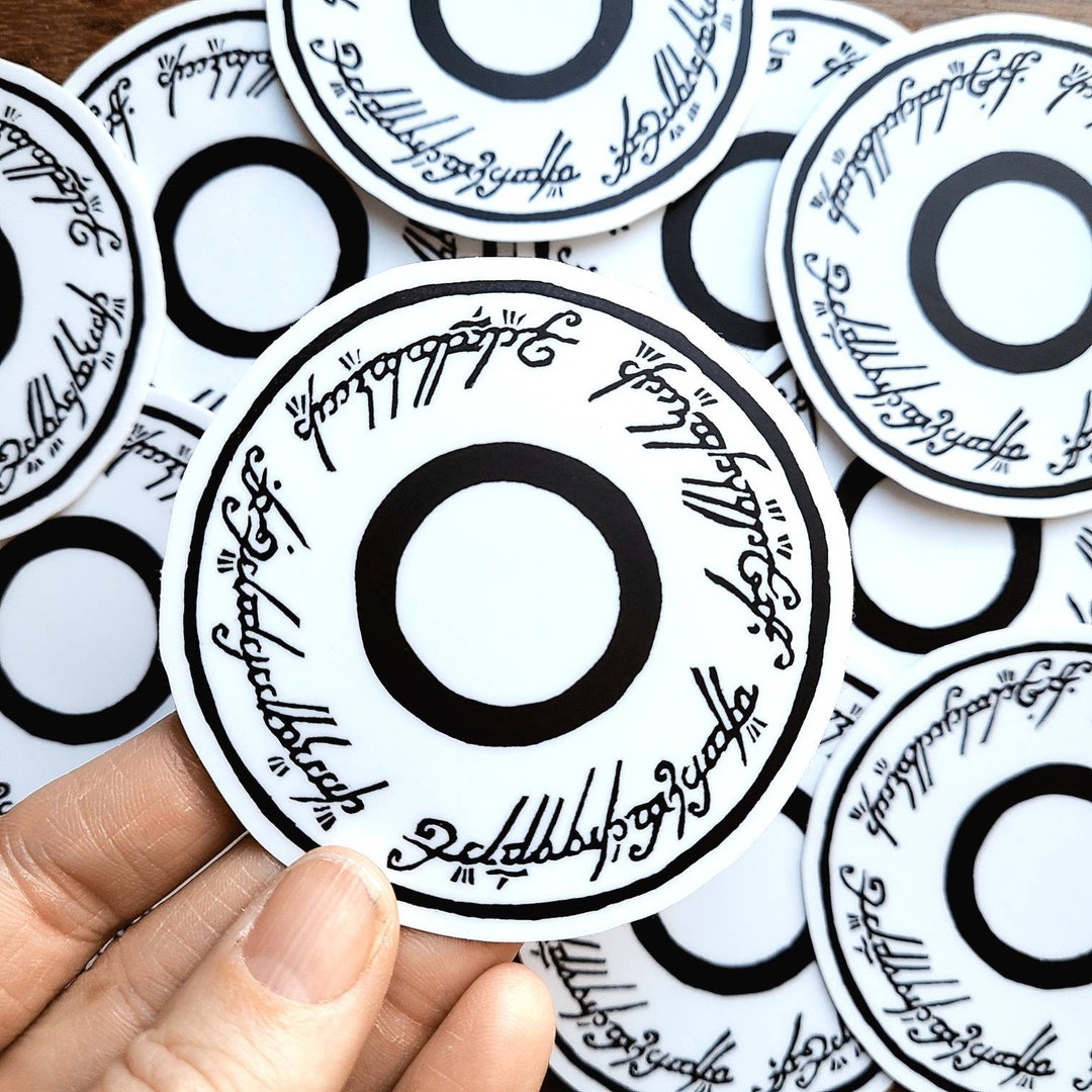 The One Ring Sticker Lord of the Rings Movie Fanart - Etsy
