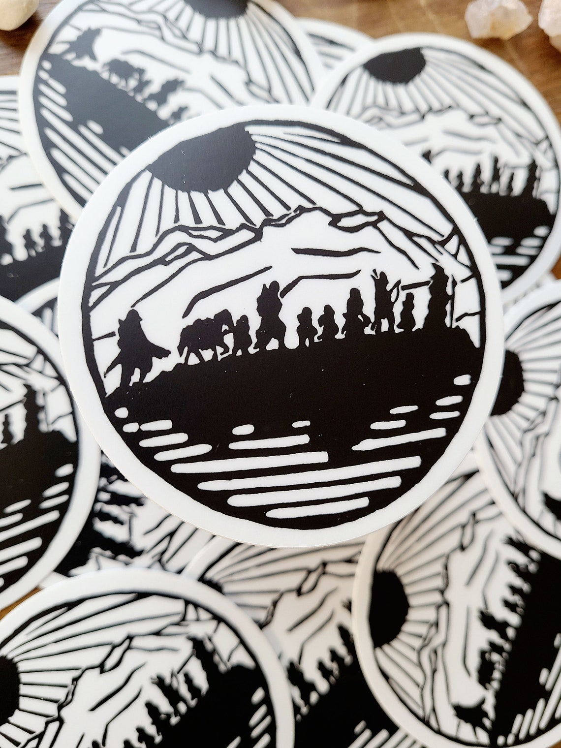 Fellowship Sticker Lotr Fanart Design Waterproof Art - Etsy