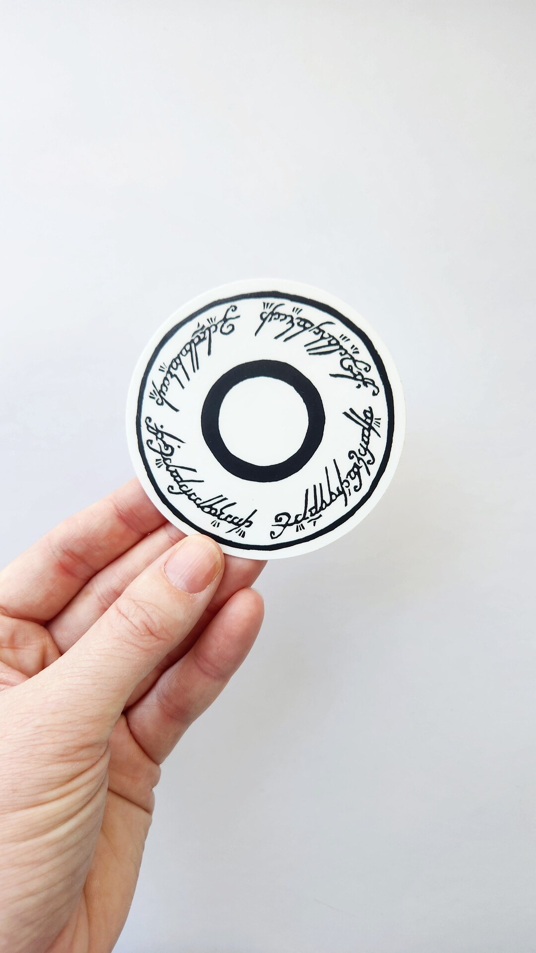 The One Ring Sticker Lord of the Rings Movie Fanart Waterproof Art ...