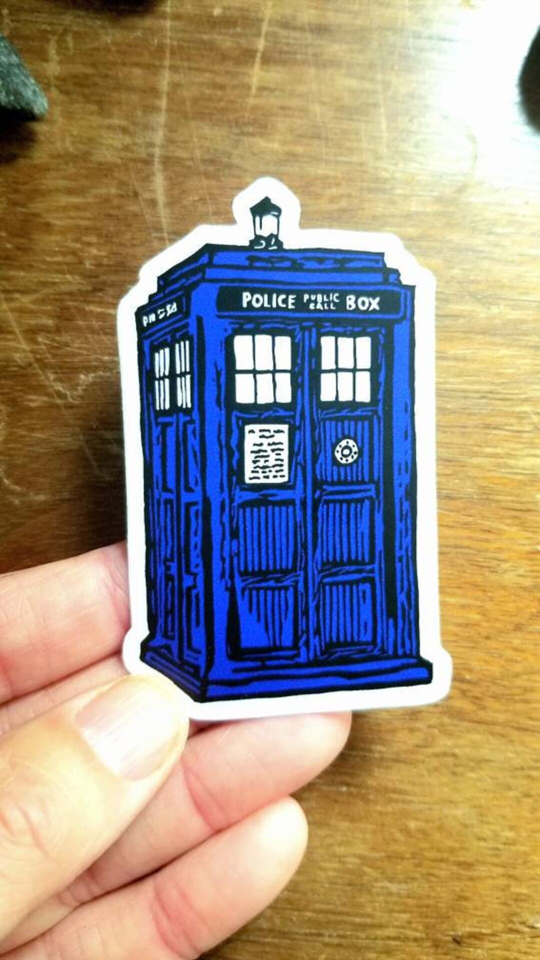 Tardis Sticker Doctor Who Fanart Design Waterproof Art - Etsy
