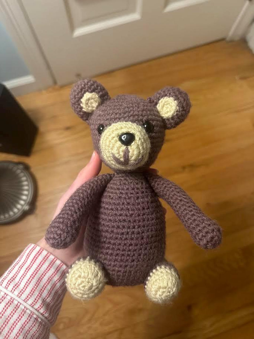 Handmade Crochet Teddy Bear, Amigurumi Plush Toy, Collectible Gift for ...