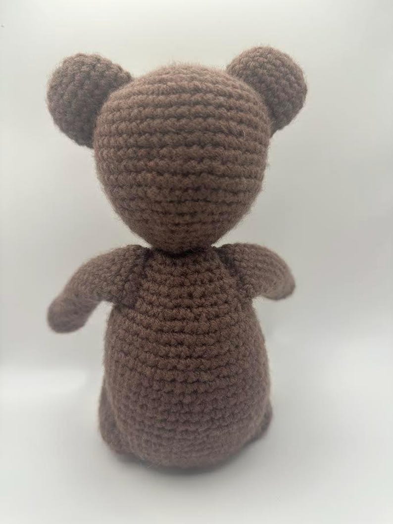 Handmade Crochet Teddy Bear, Amigurumi Plush Toy, Collectible Gift for ...