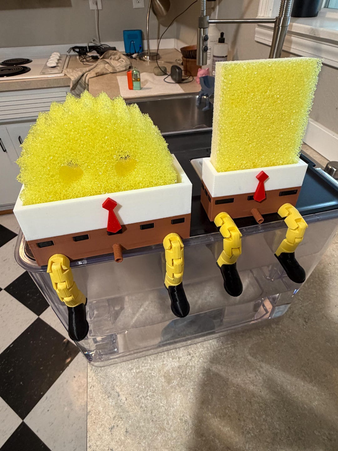 Scrub Daddy Sponge Holder | Sink Accessory | Fun Kitchen Decor - Etsy