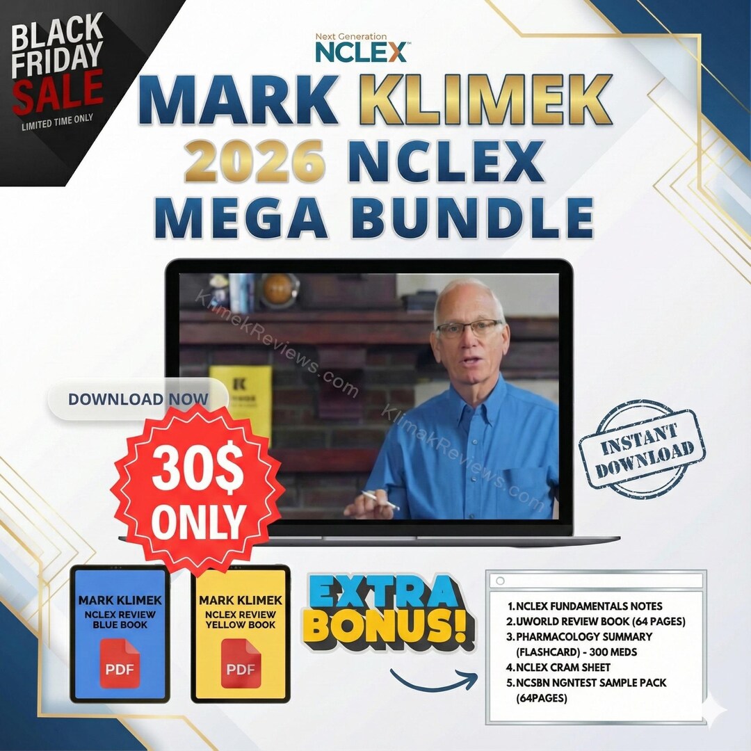 Mark Klimek 2025 Next Gen NCLEX Review Mega Bundle • Latest Videos ...