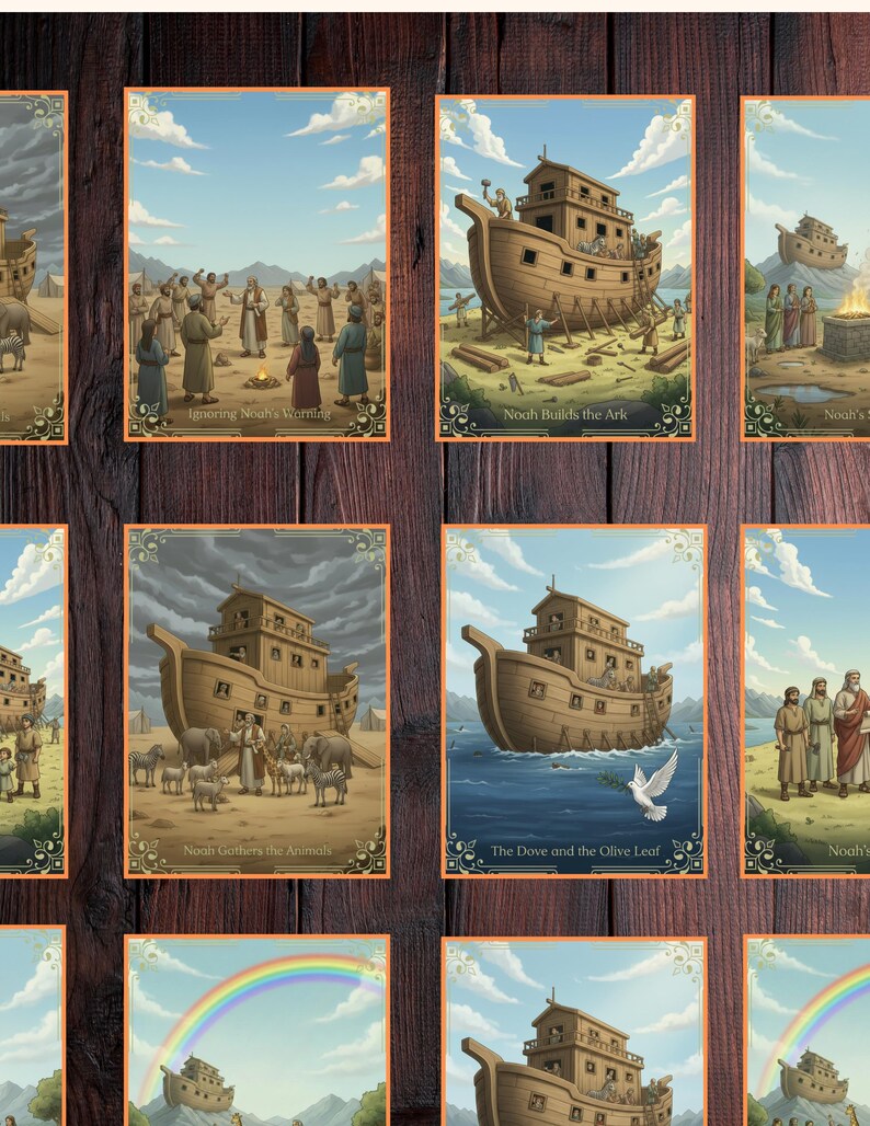 Noah's Ark Memory Game - Etsy