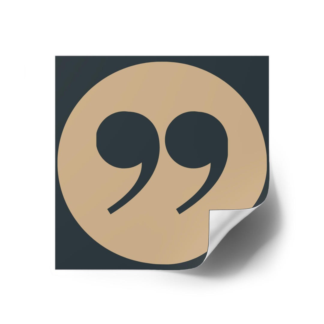 Quotation Marks | Formulated Phrases Quote Sticker - Etsy