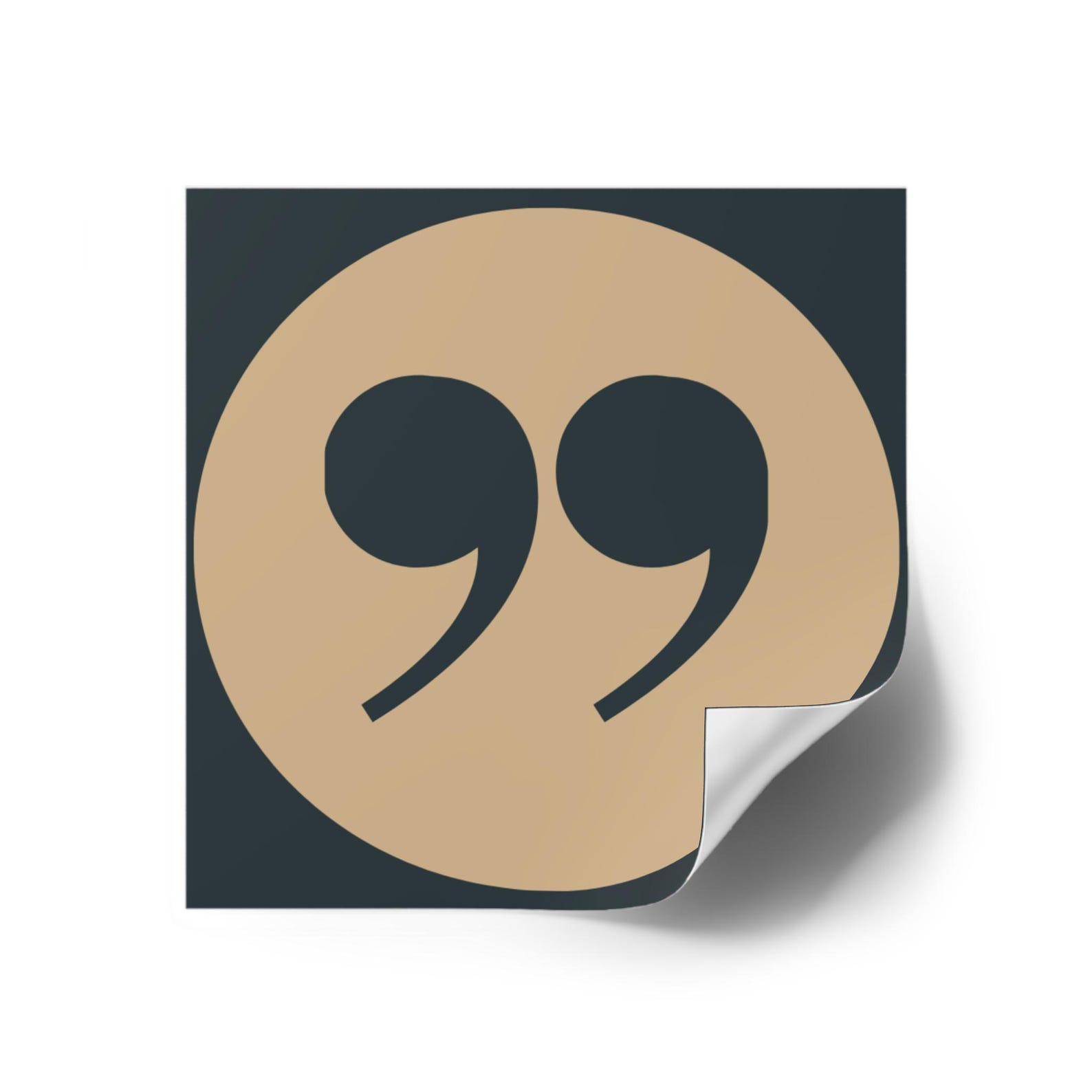 Quotation Marks | Formulated Phrases Quote Sticker - Etsy