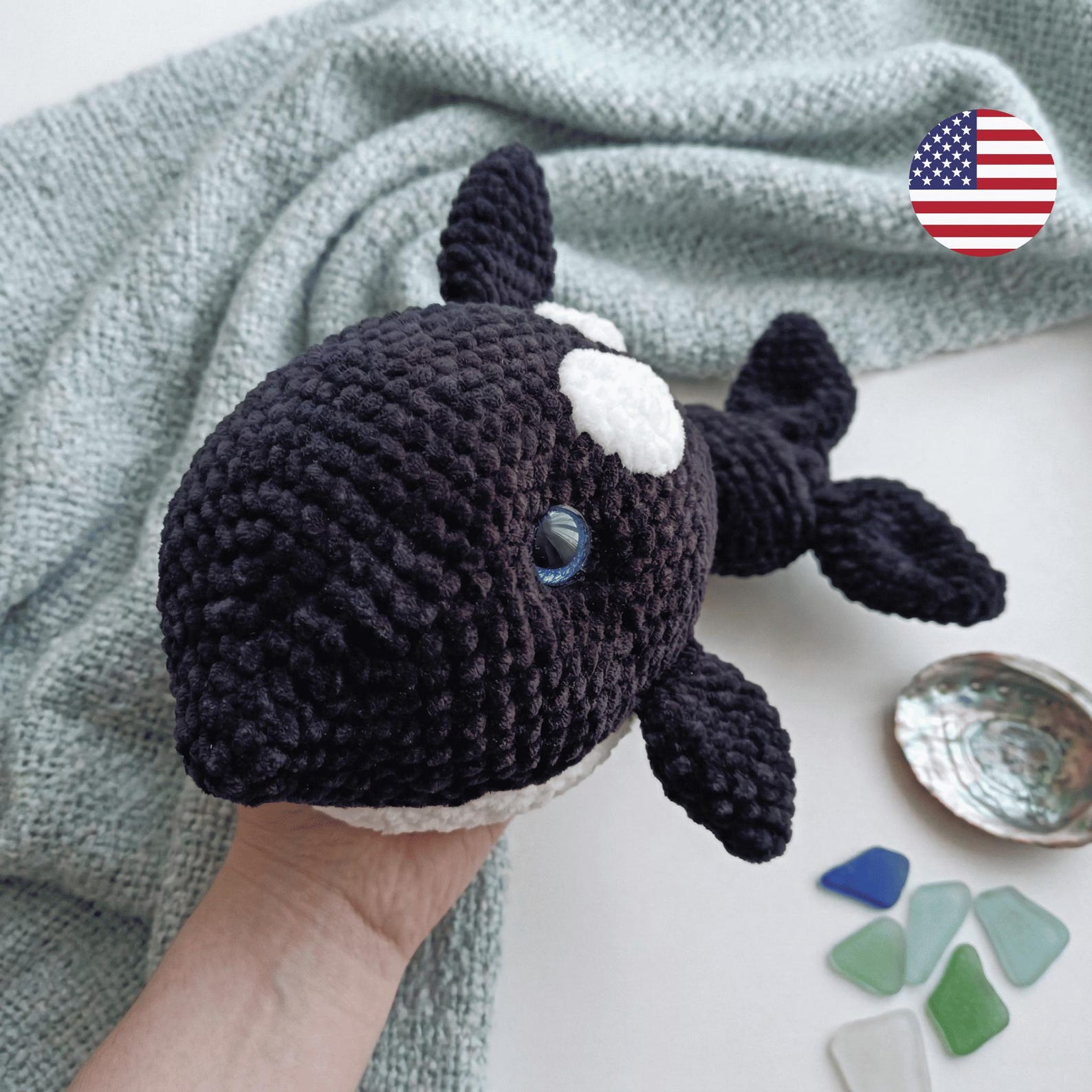 Free Crochet Orca Whale Pattern – Amigurumi Killer Whale
