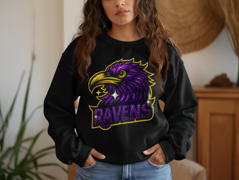 Ravens PNG, Football, Game Day, Sublimation Design - Etsy