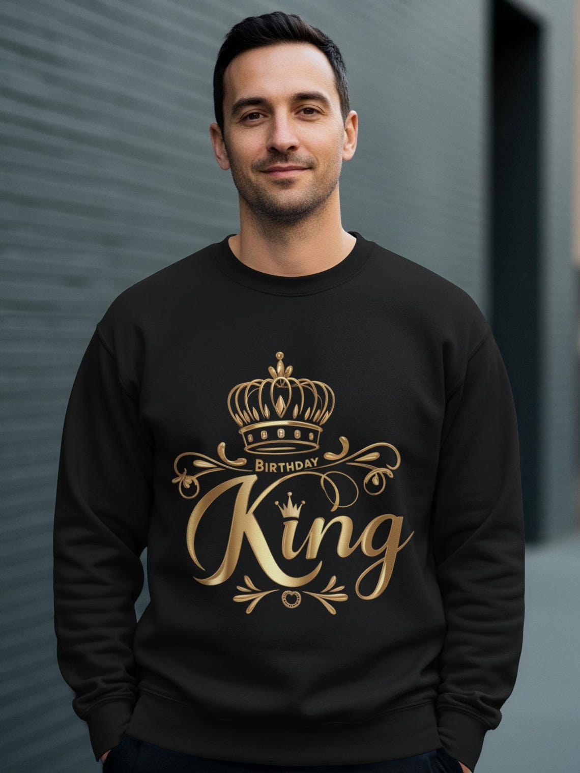 Golden Crown King PNG, Birthday Party Sublimation Design - Etsy