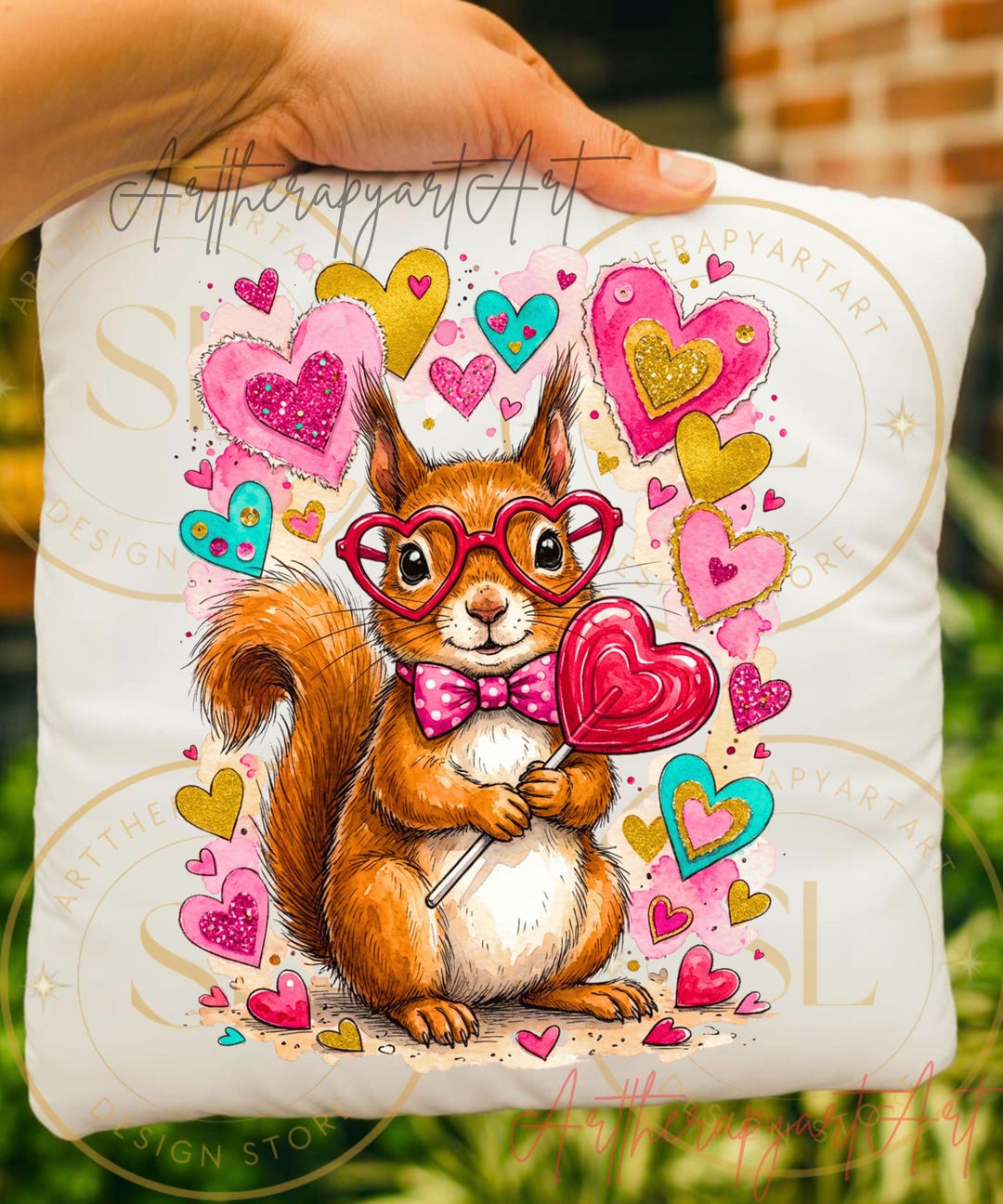 Squirrel Valentine PNG, I Steal Hearts Sublimation Design (digital ...