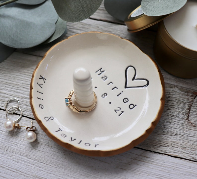 Personalized Ring Holder Custom Wedding Gift Handmade - Etsy