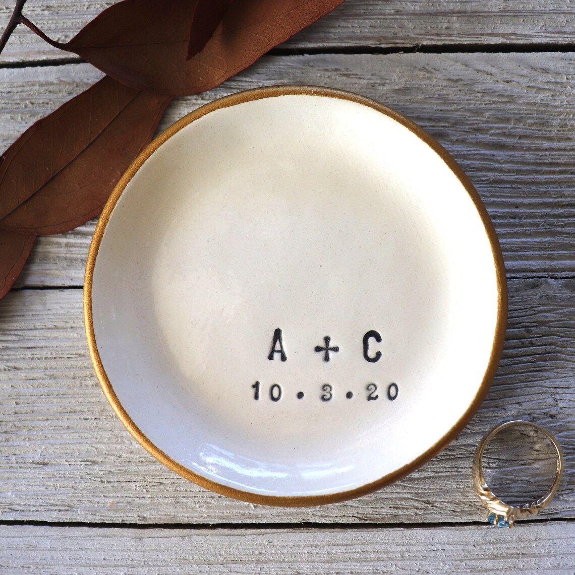 Ring Dish Ring Holder Engagement Gift Wedding Gift Bridal - Etsy