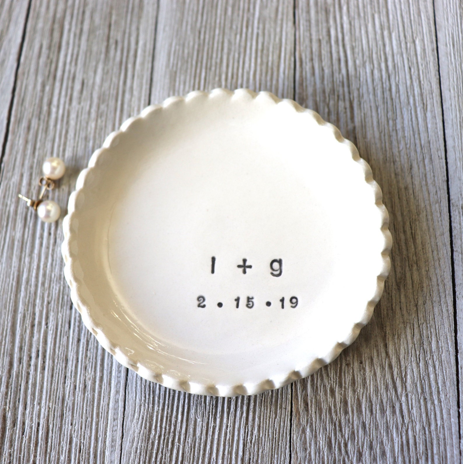 Ring Dish Ring Holder Custom Wedding Gift Engagement Gift | Etsy
