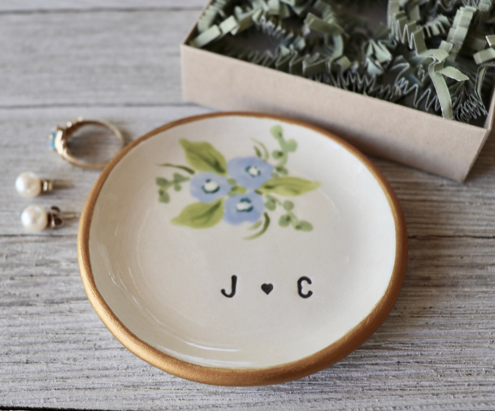 Personalized Wedding Gift Ring Dish Ring Holder Customized - Etsy