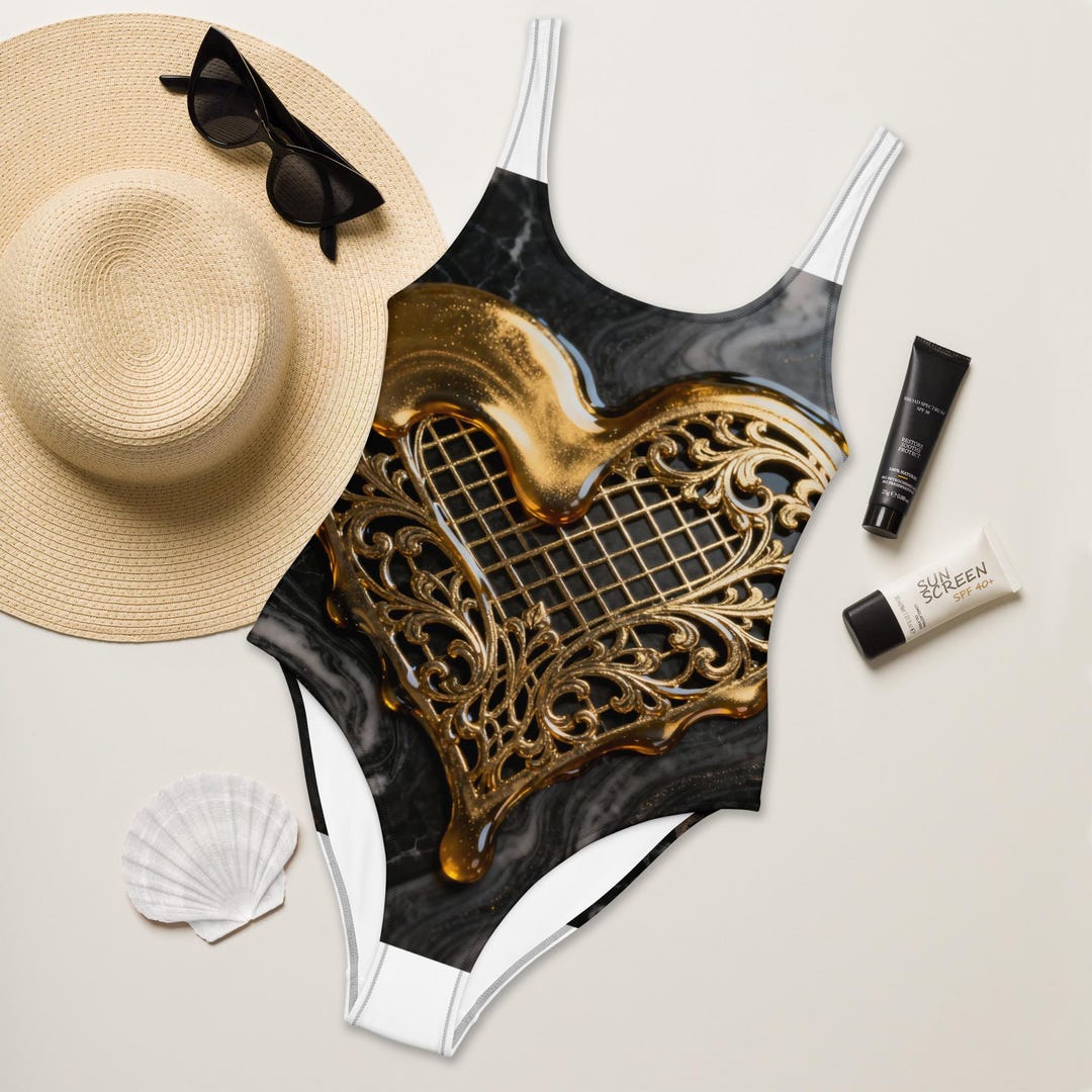 One-piece Swimsuit With Design Inspired by Erzulie Freda Veve - Etsy