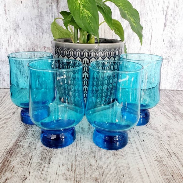 Blue Glassware - Etsy