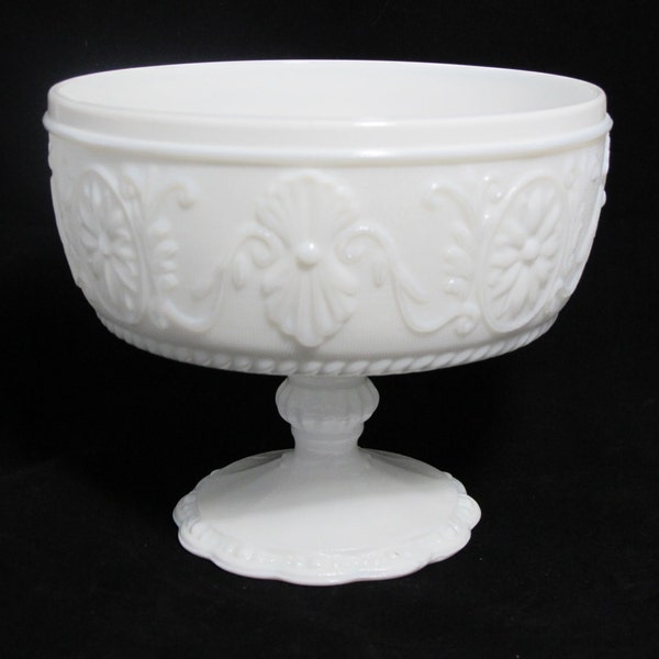 Large Milk Glass Vase - Etsy