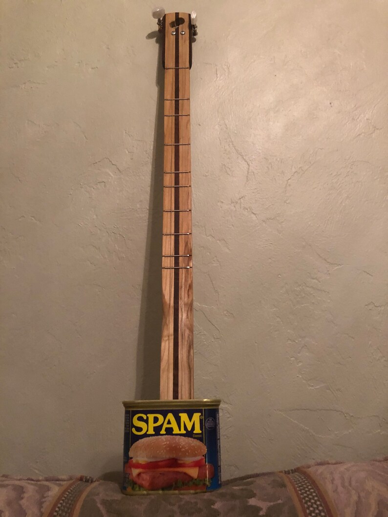 Spamjo Canjo electric brand new 2 strings Includes amp | Etsy