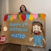 Hand-painted Danny Go Birthday Banner | Custom Party Backdrop - Etsy
