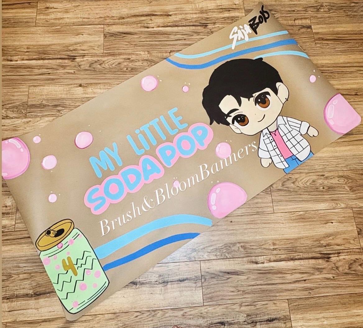 Inspired K-pop Demon Hunters Rumi Birthday Banner • Custom Hand-painted ...