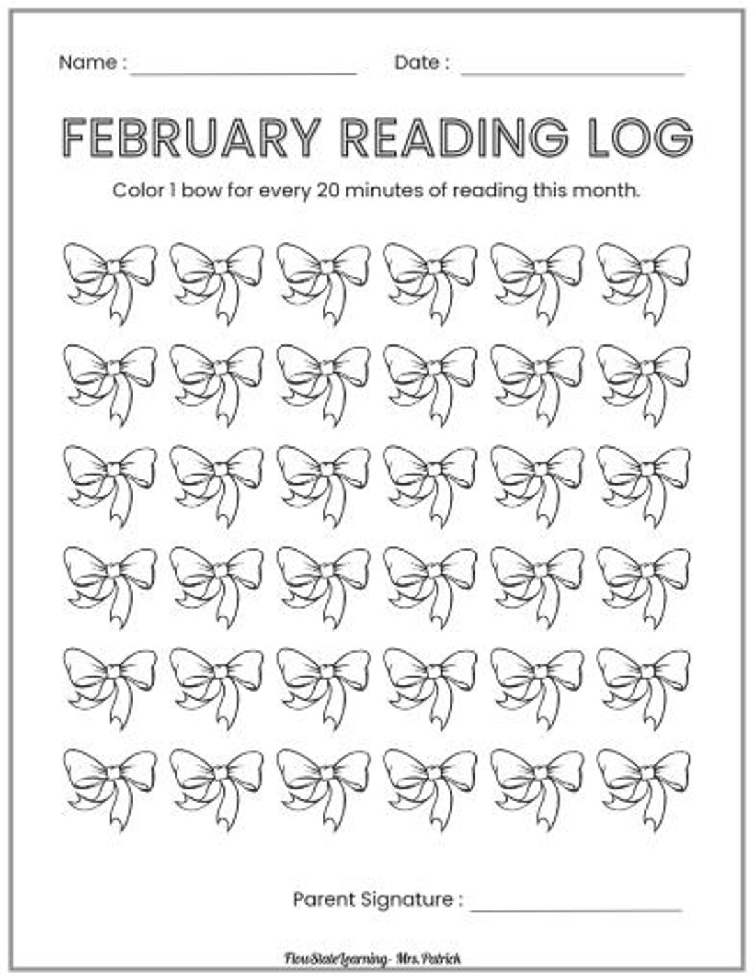Kids Reading Log and Homework Tracker – Weekly and Monthly Printable ...