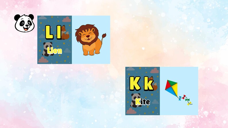 English Alphabet Flashcards for Kids | ABC Learning Cards | Preschool ...