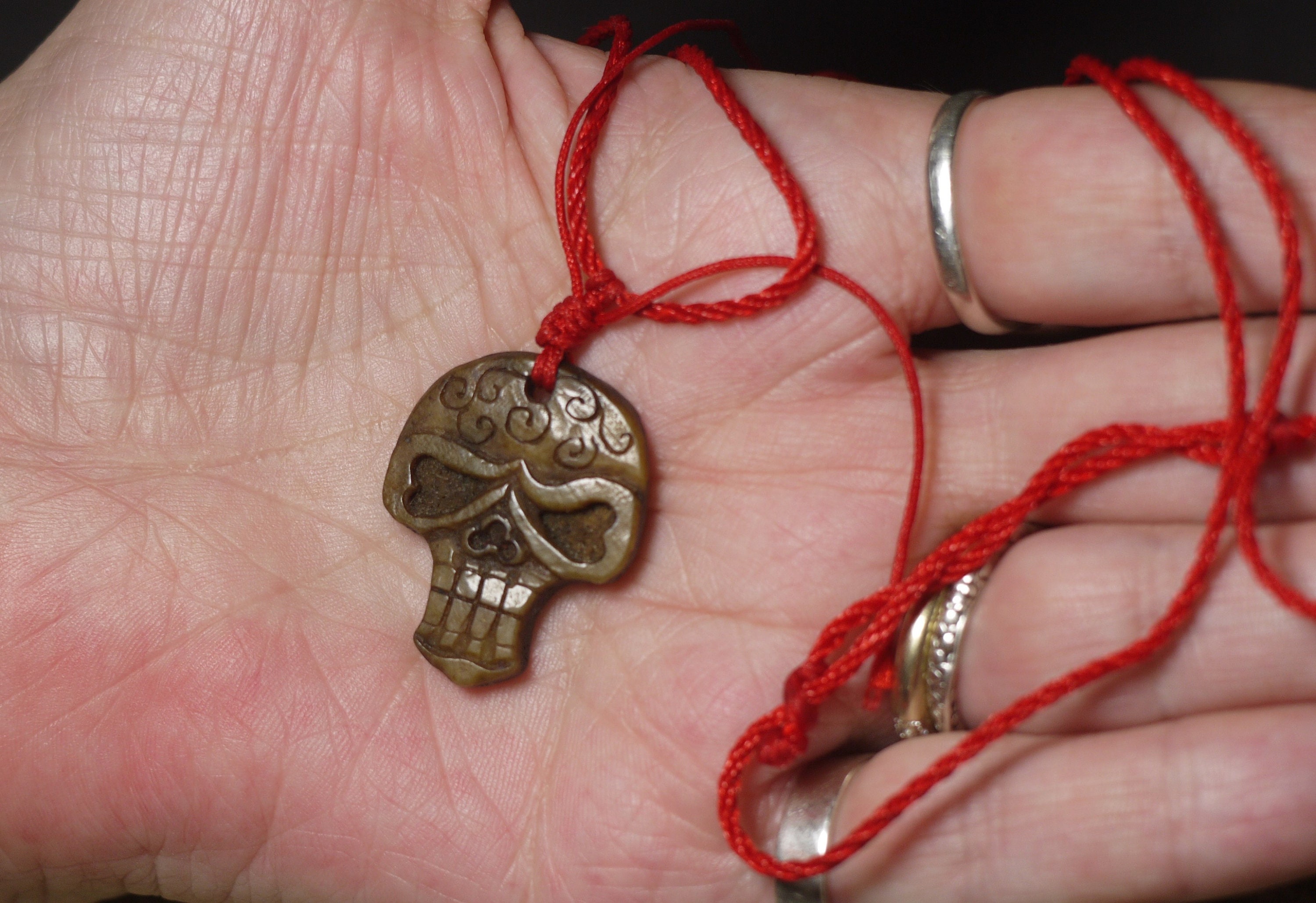 Kapala Skull Lama Third Eye Dharmapala Amulet Pendant - Etsy