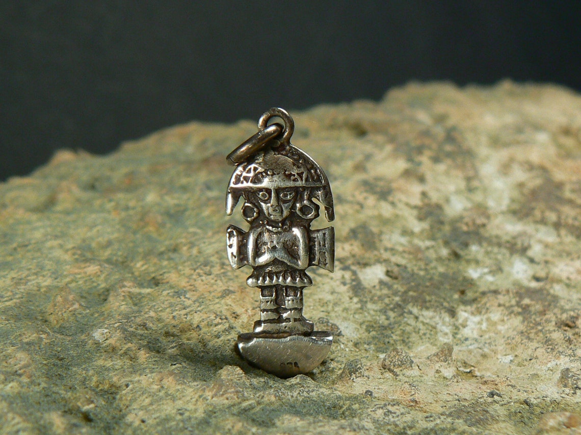 Antique Amulet of Viracocha Pre-inca Supreme Creator Sterling - Etsy