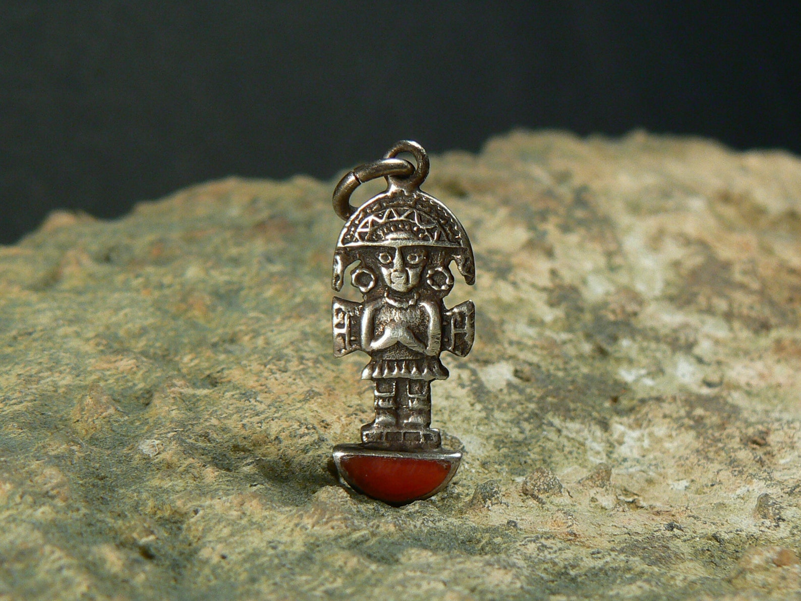 Antique Amulet of Viracocha Pre-inca Supreme Creator Sterling - Etsy