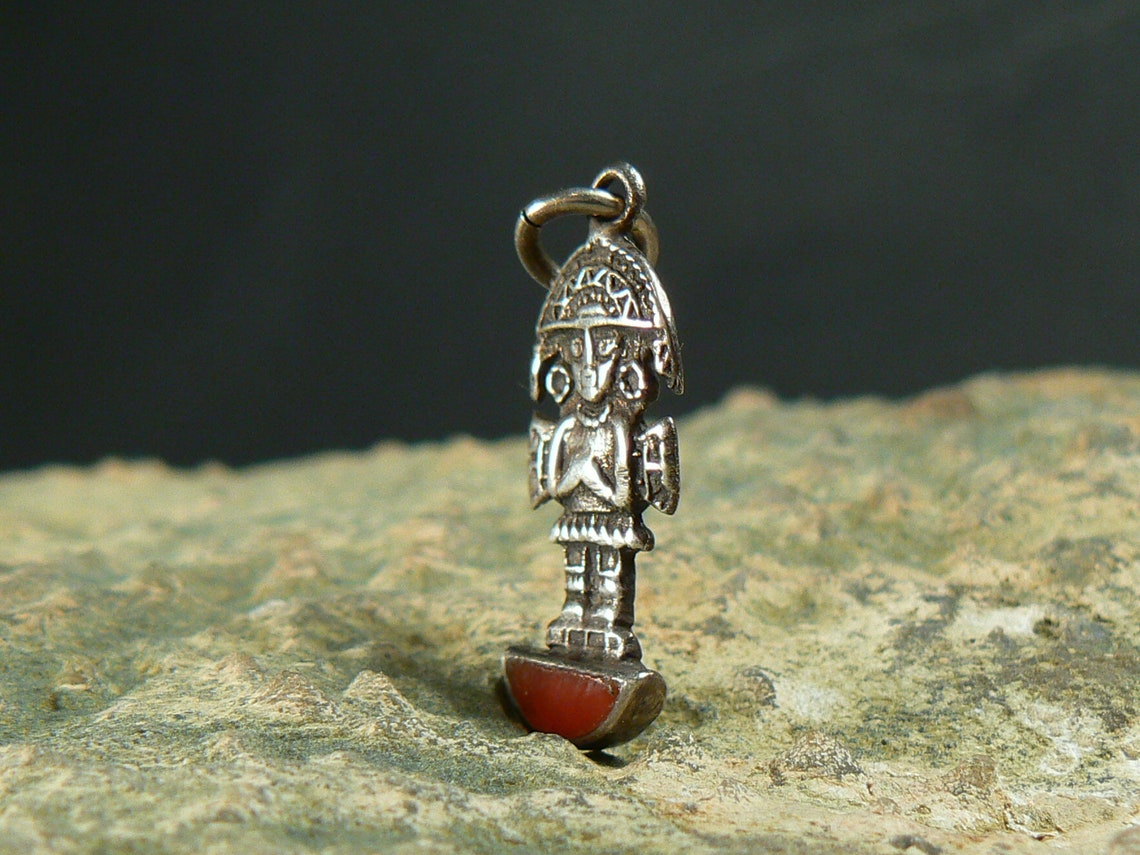 Antique Amulet of Viracocha Pre-inca Supreme Creator Sterling - Etsy