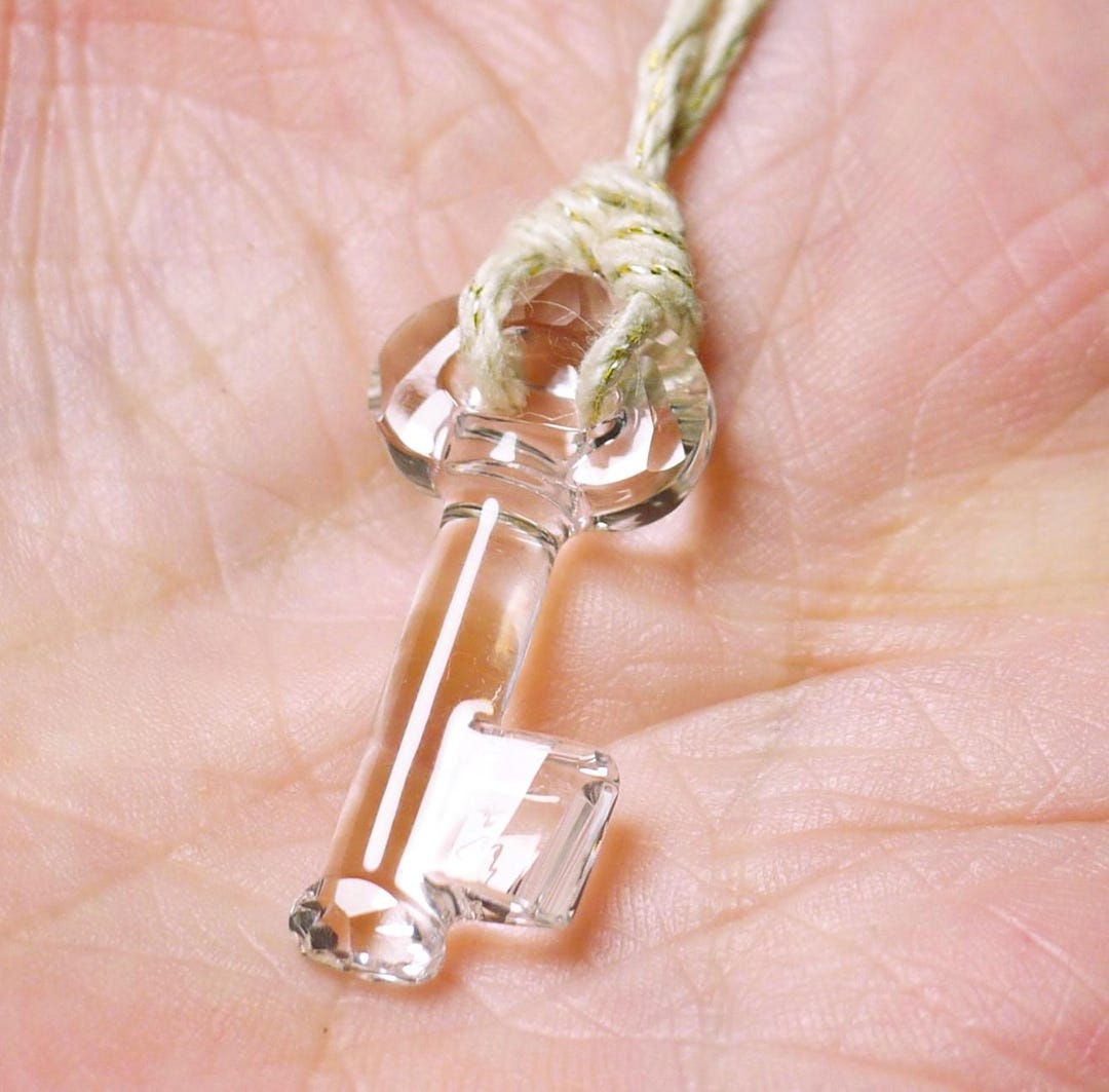 Crystal Key to Open All the Doors Talisman Pendant Necklace, Yoko Ono ...