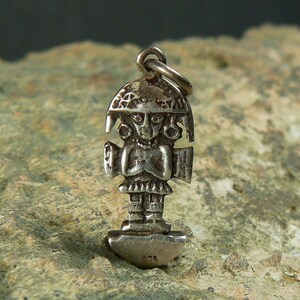 Antique Amulet of Viracocha Pre-inca Supreme Creator Sterling Silver ...