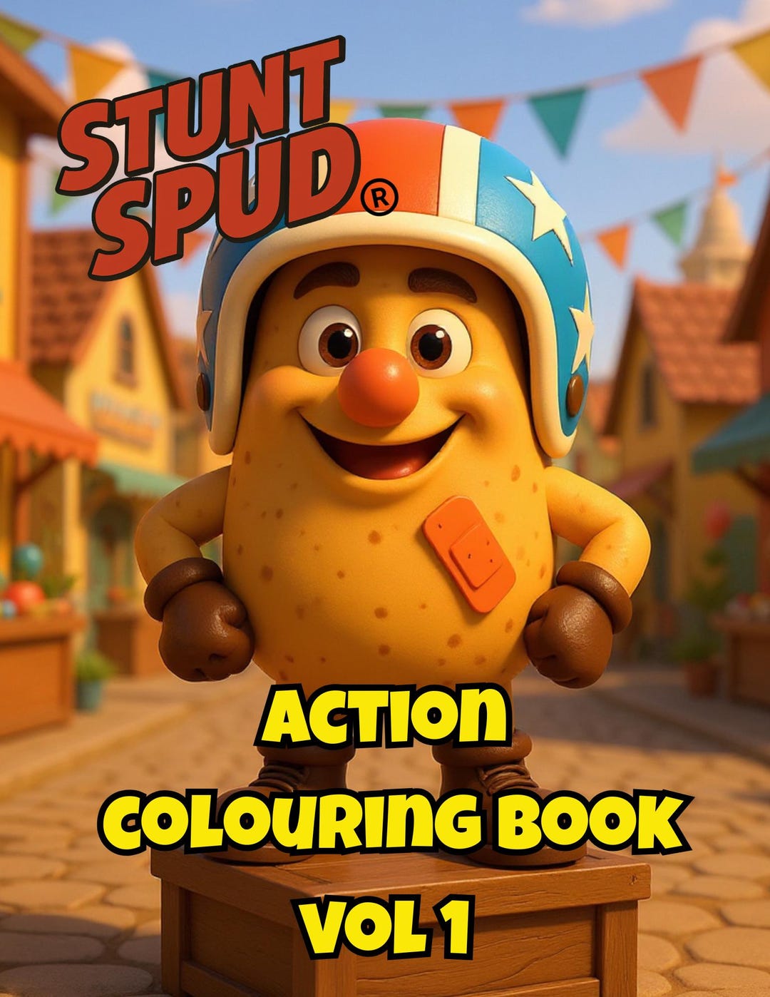Stunt Spud Action Colouring Book Vol 1 (PDF Version) – Instant Download ...