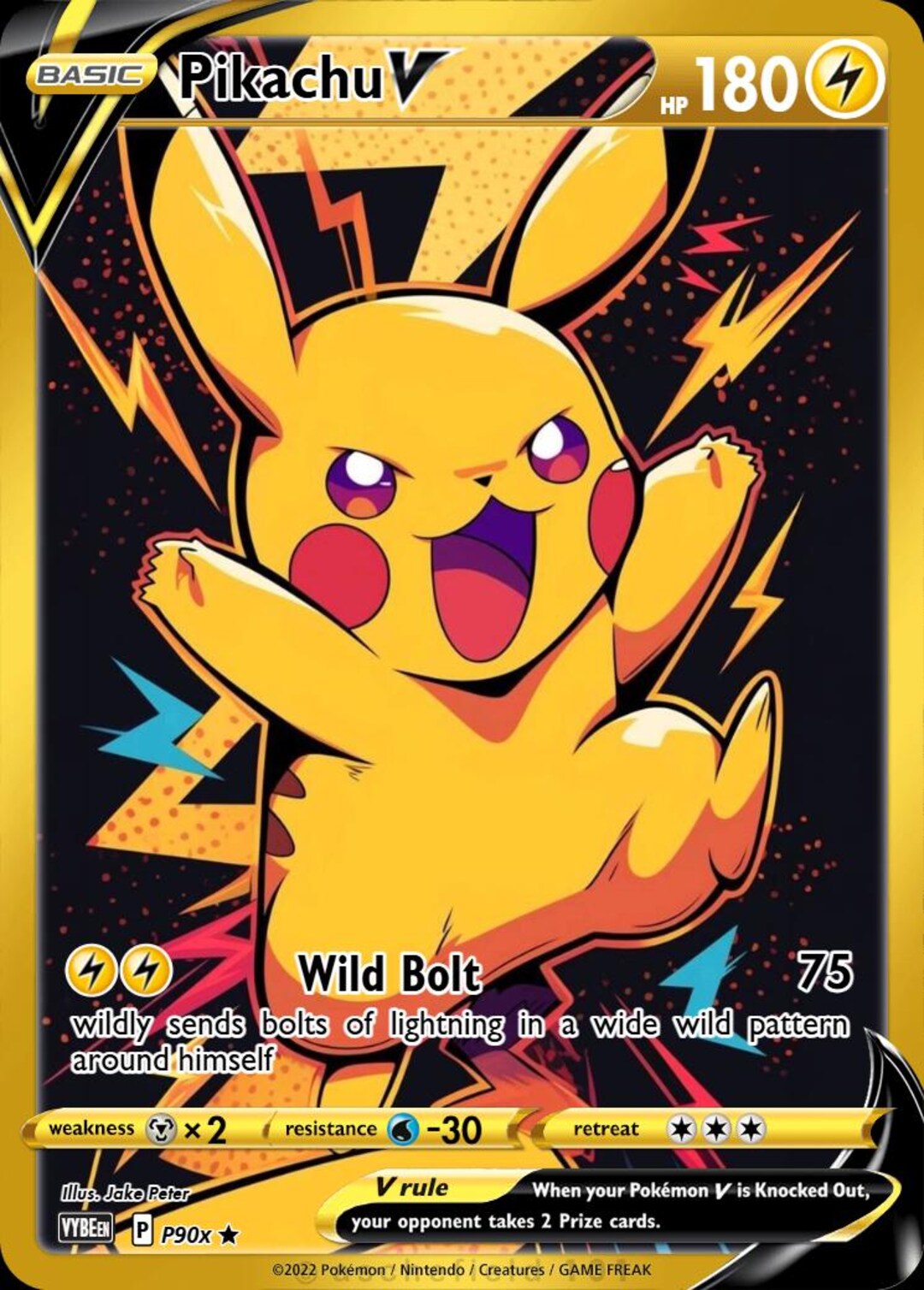Raging Pikachu - Etsy