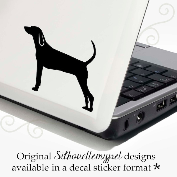 American English Coonhound Decal - Etsy