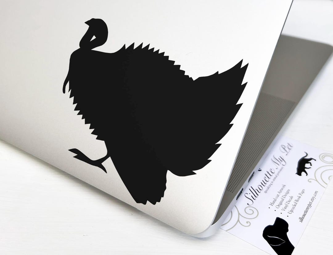 Turkey Vinyl Decal - Bird Bumper Sticker - Silhouettemypet Design:bir ...