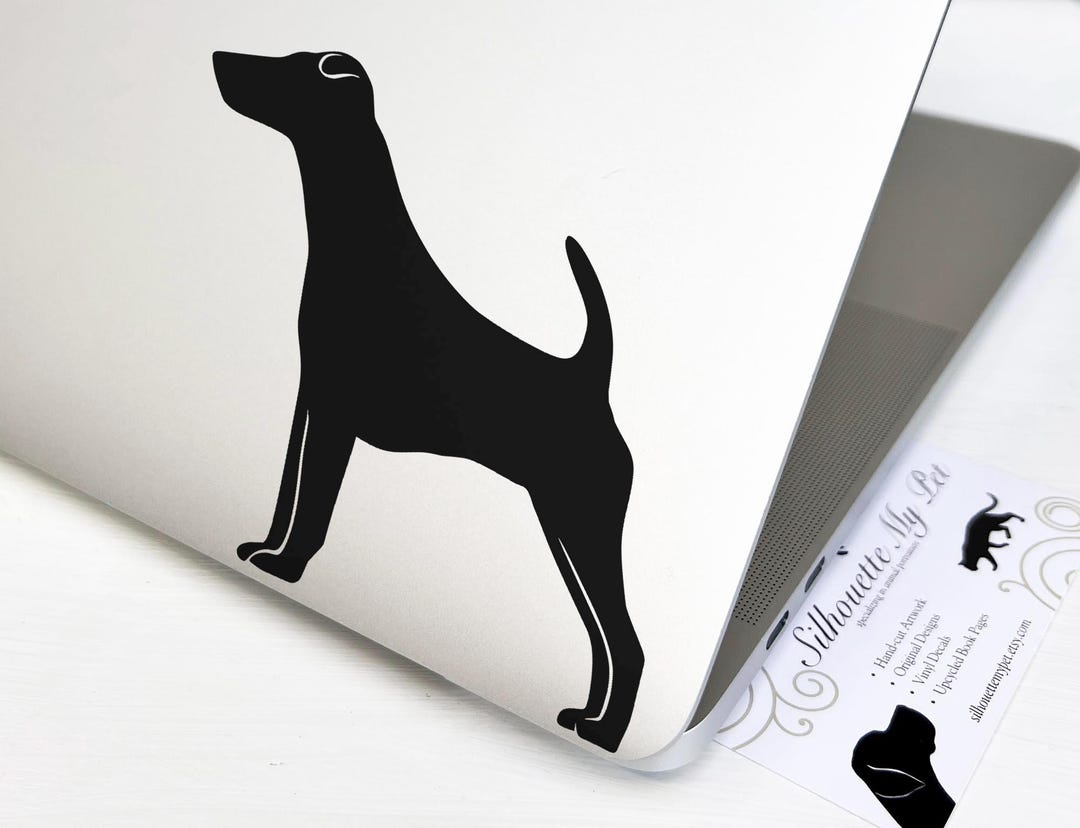 Smooth Fox Terrier Dog Vinyl Decal - Bumper Sticker - Silhouettemypet ...
